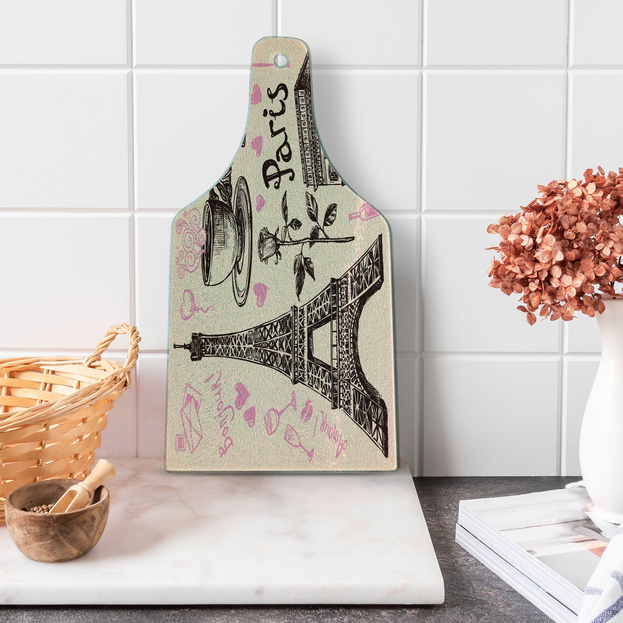 Eiffel Tower Cutting Board, Paris Eiffel Tower Bakery Delicious ...