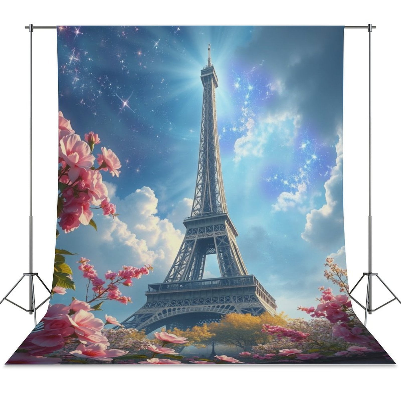 Eiffel Tower Decorations BackdropPortrait Photography Background ...