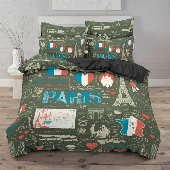 Paris Themed Bedding