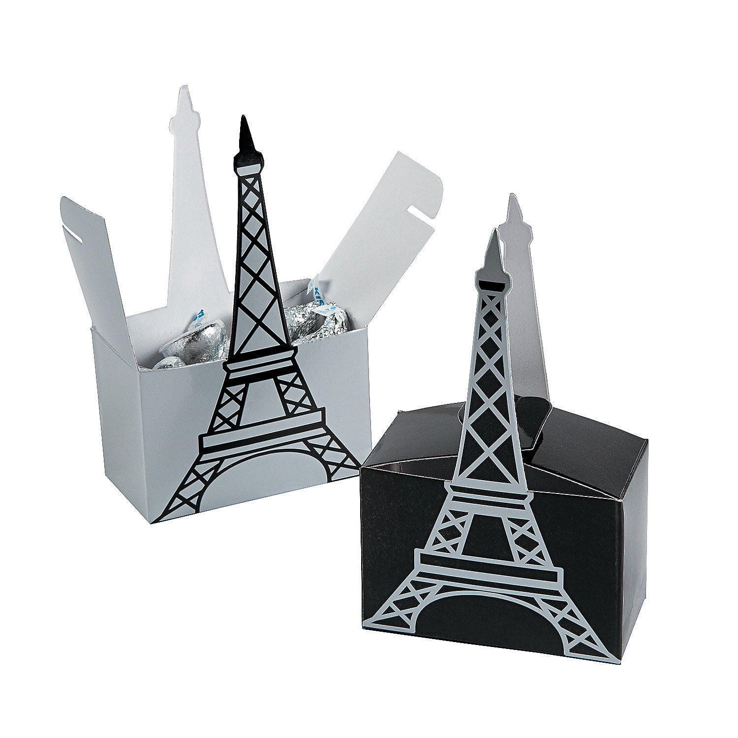 Eiffel Tower Favor Boxes - Party Supplies - 12 Pieces - Walmart.com