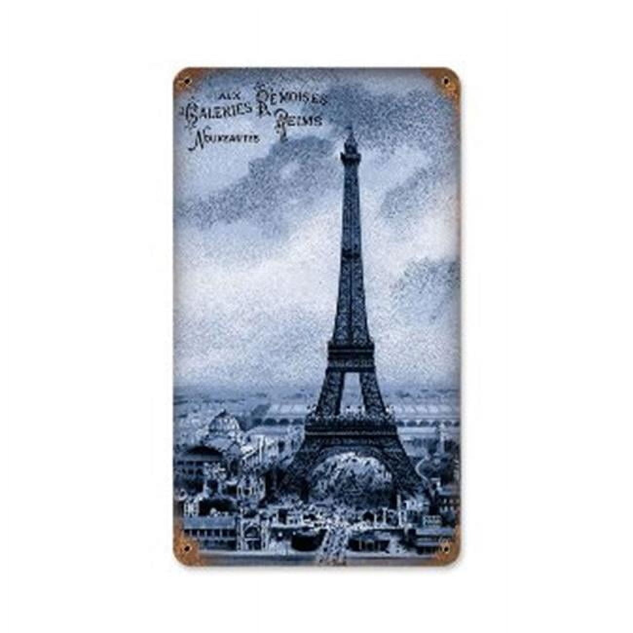 Eiffel Tower Foreign Language Vintage Metal Sign - Walmart.com