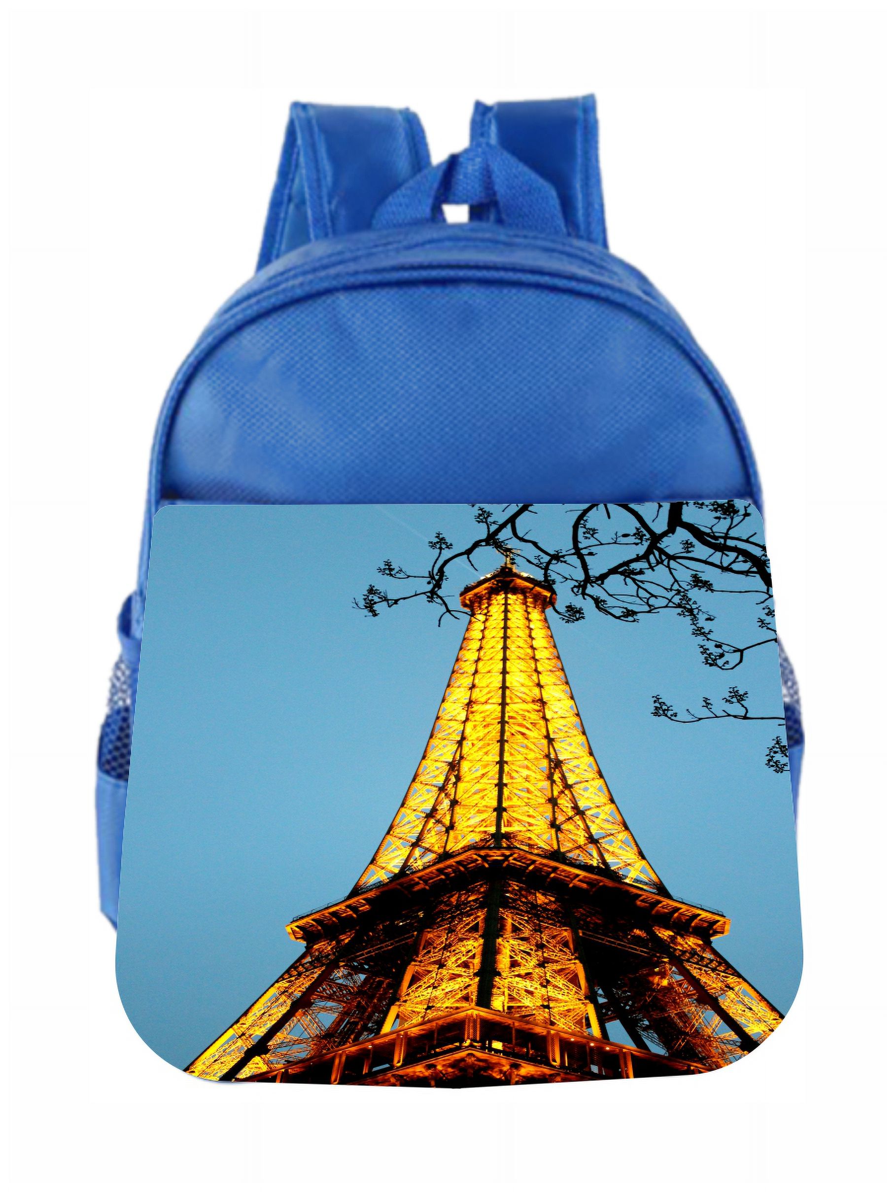 Eiffel Tower Golden Kids Backpack Toddler - Walmart.com