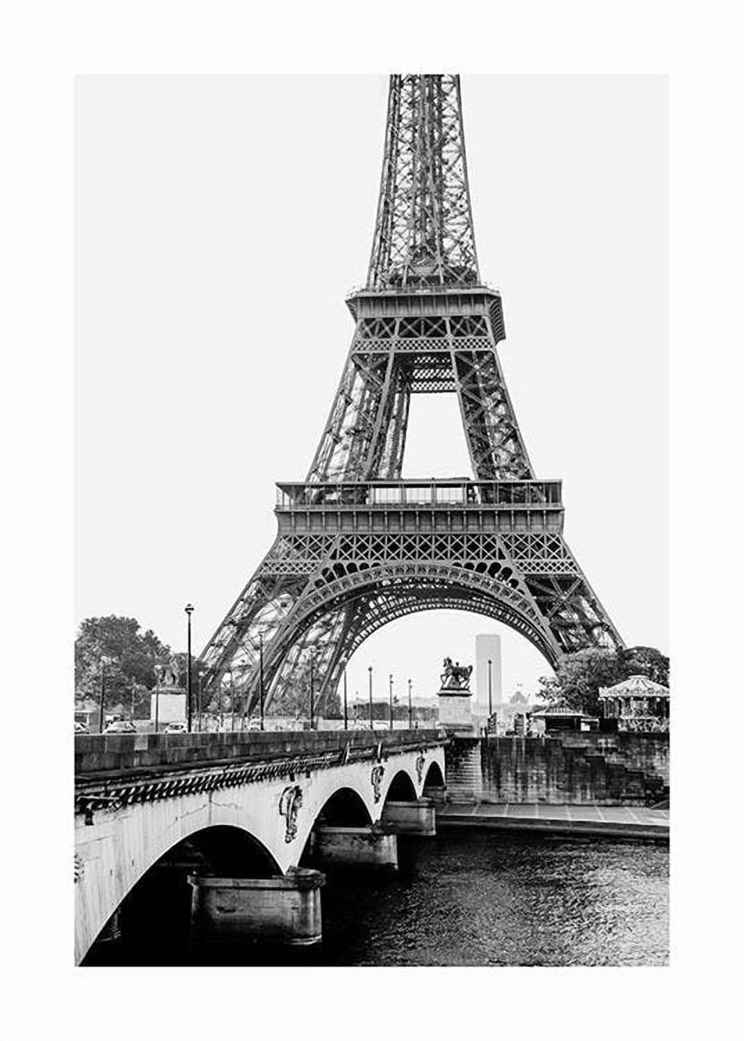 Eiffel Tower Jena Bridge Print Wall Art Bedroom Wall Art Home Decor ...