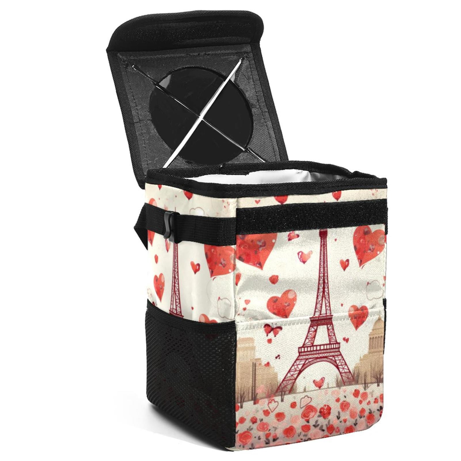 Eiffel Tower Mini Trash Can Car Garbage Can Trash Can for Car ...