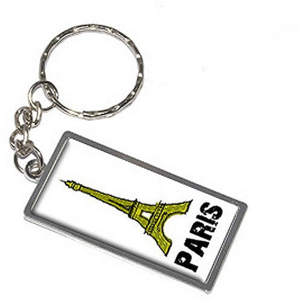 Eiffel Tower Paris France Keychain Key Chain Ring - Walmart.com