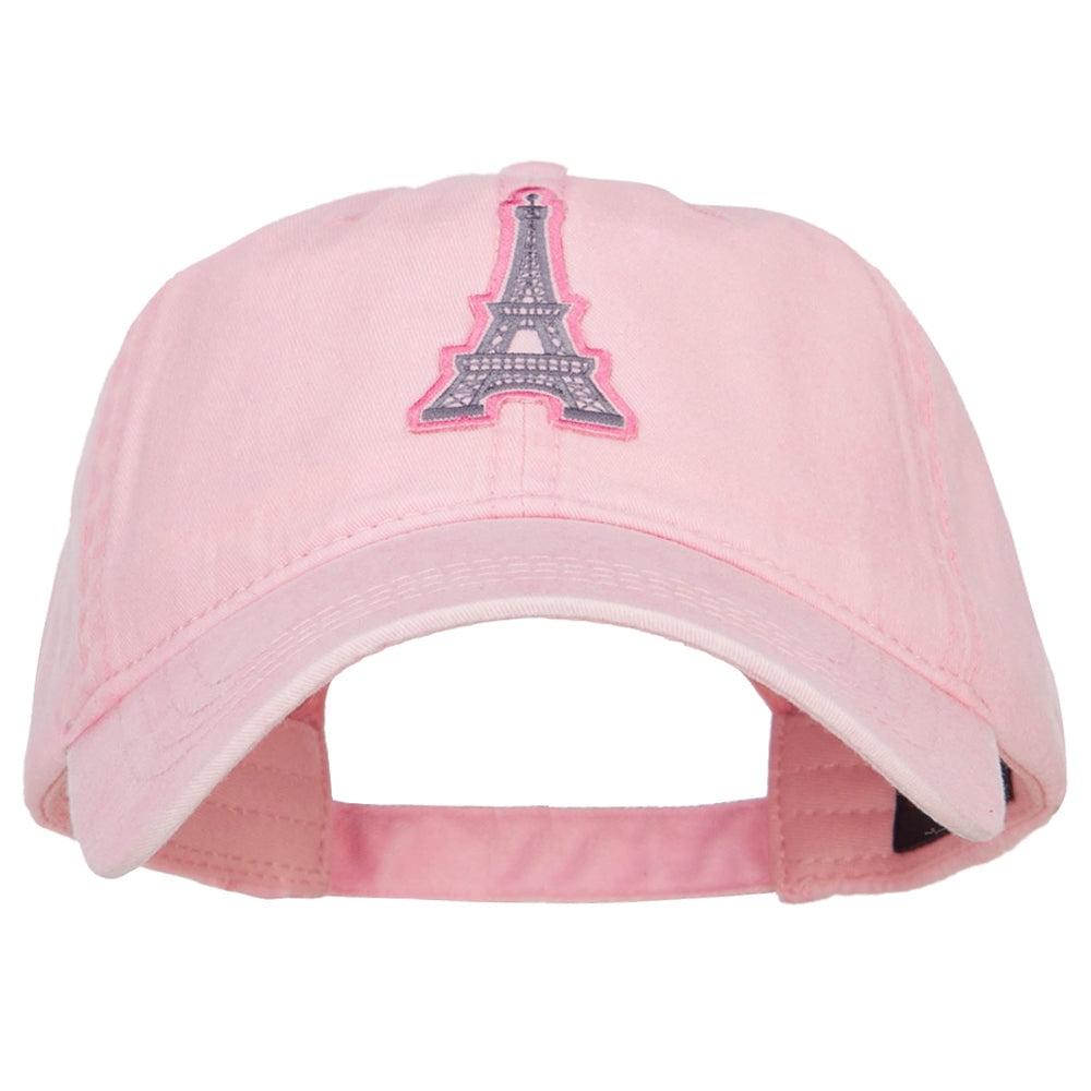 Eiffel Tower Paris Patched Washed Cap - Pink OSFM - Walmart.com