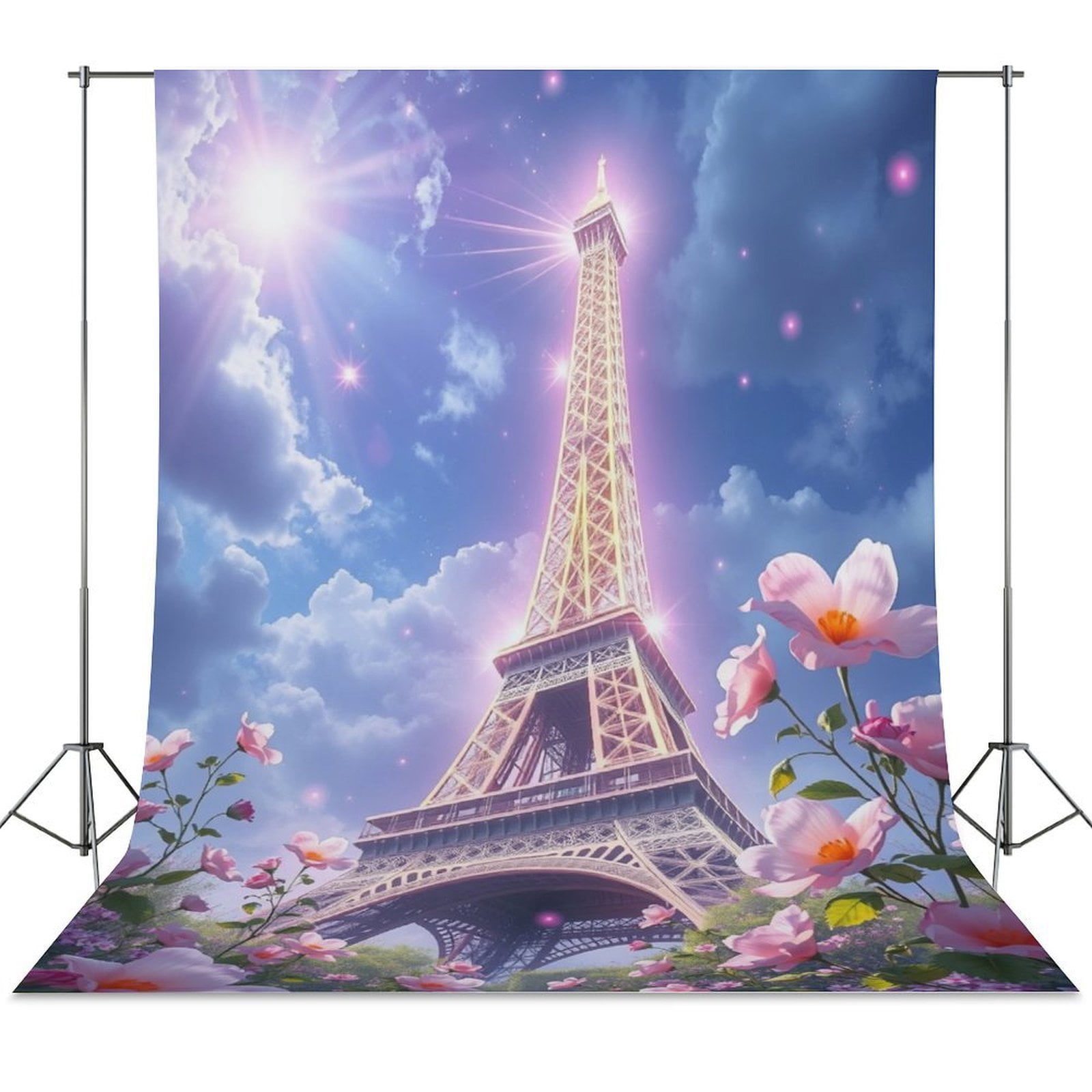Eiffel Tower Photography Backdrops Adult Photostudio Props Decors ...