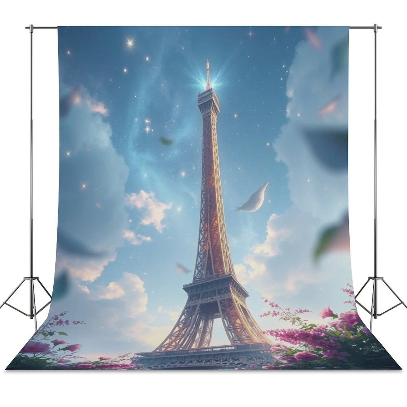 Eiffel Tower Photography Backdrops Adult Photostudio Props Decors ...