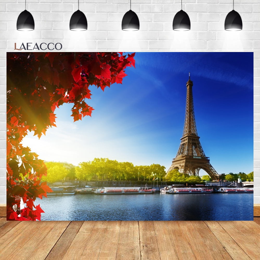 Eiffel Tower Photography Backdrops City Landscape Balcony Overlook ...
