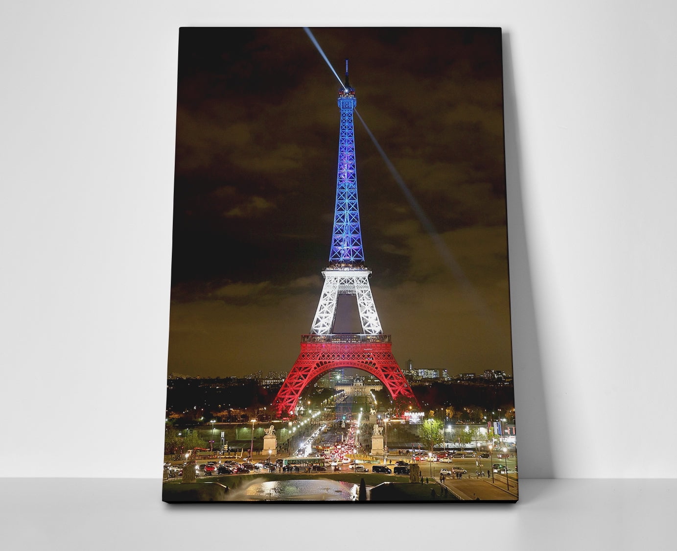 Eiffel Tower Poster or Wrapped Canvas - Walmart.com