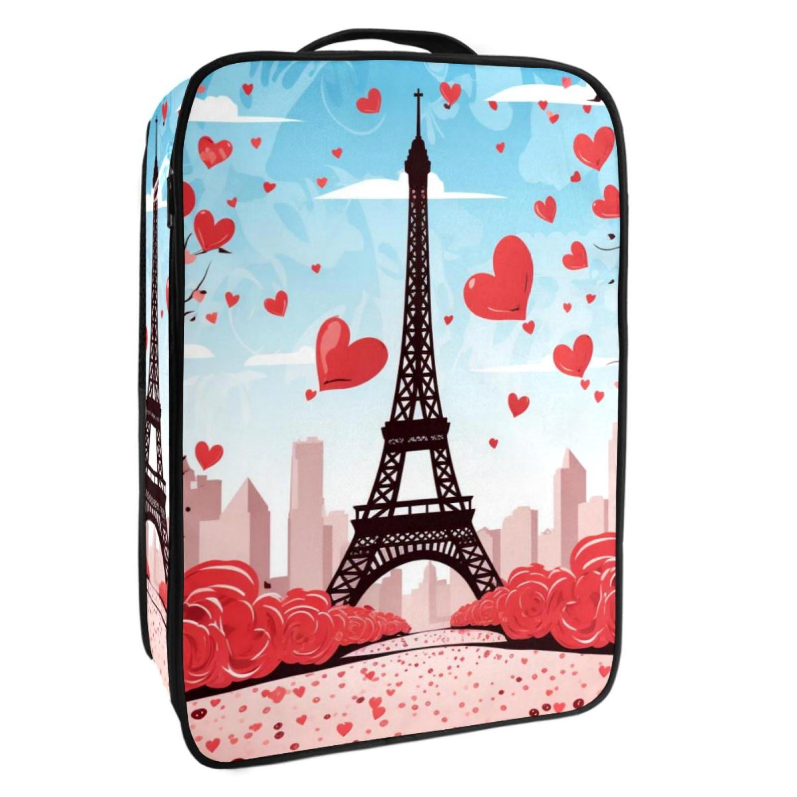 Eiffel Tower Premium Polyester Shoe Containers - Ideal 9x12in Shoe Box ...