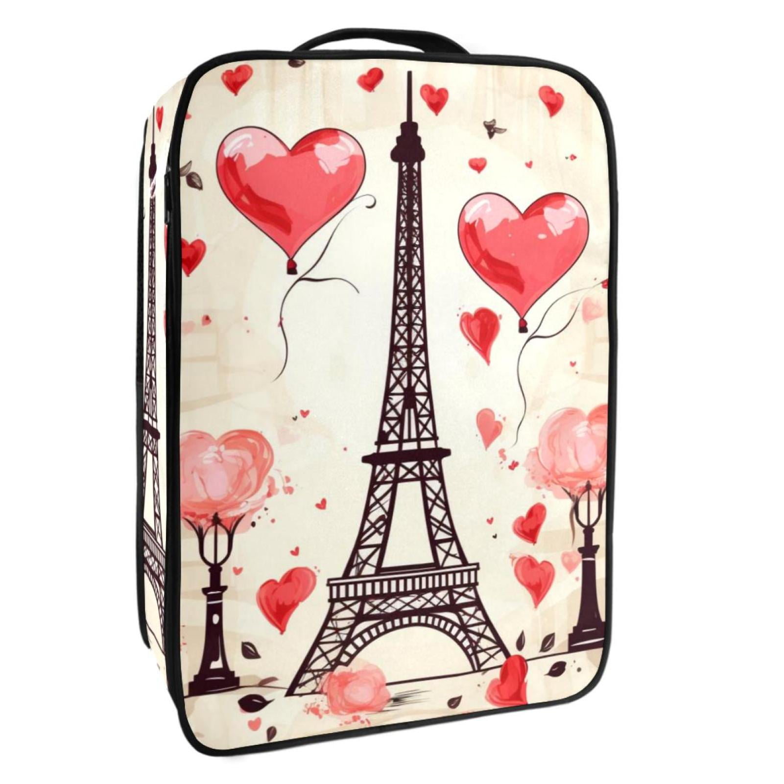 Eiffel Tower Premium Polyester Shoe Storage - 23x31cm/9x12in Shoe Boxes ...