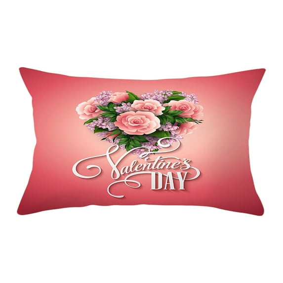 Eiffel Tower Red Leaves Printed Pillowcase 30X50Cm, Decorative Throw ...