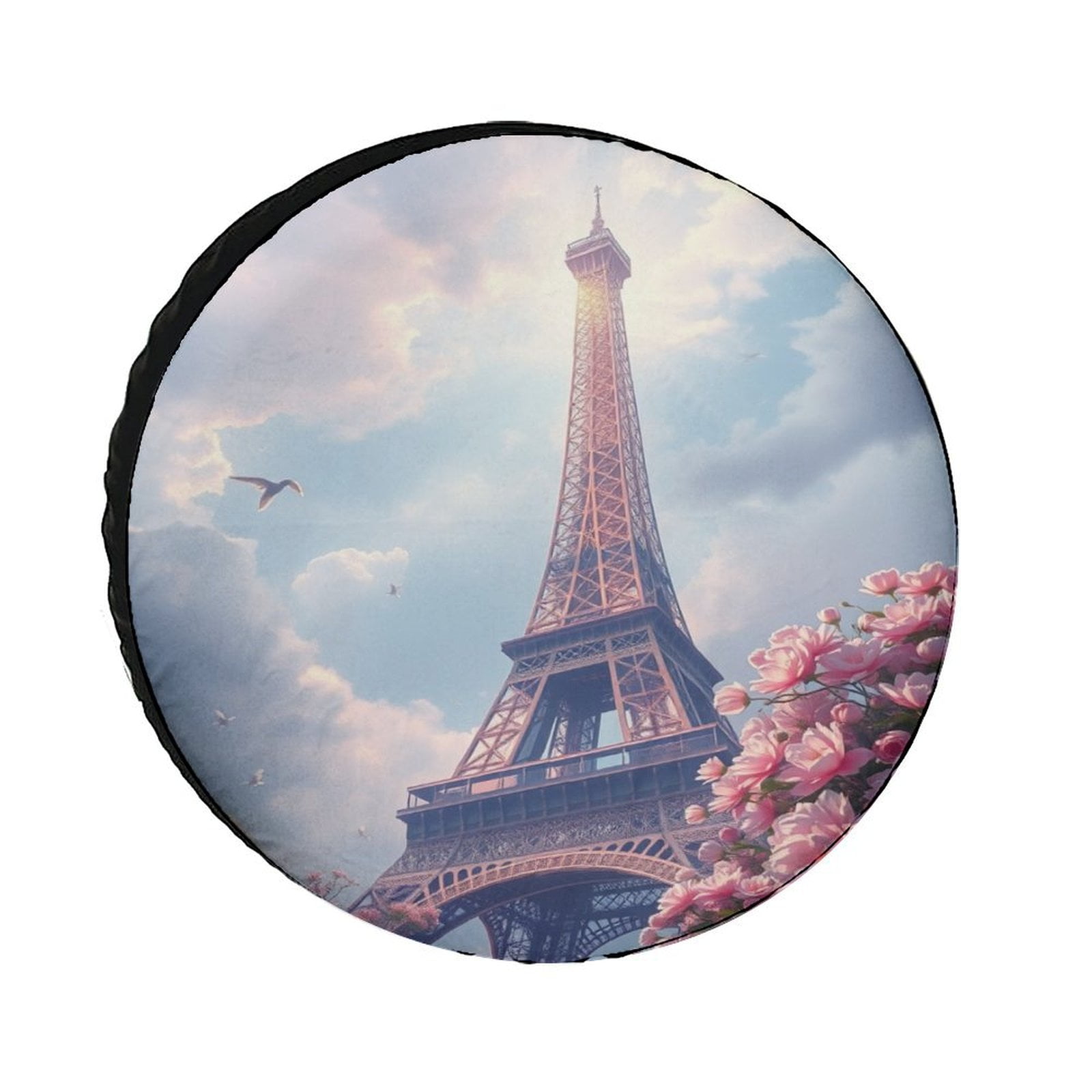 Eiffel Tower Spare Tire Cover Universal Wheel Tire Protectors for SUV ...