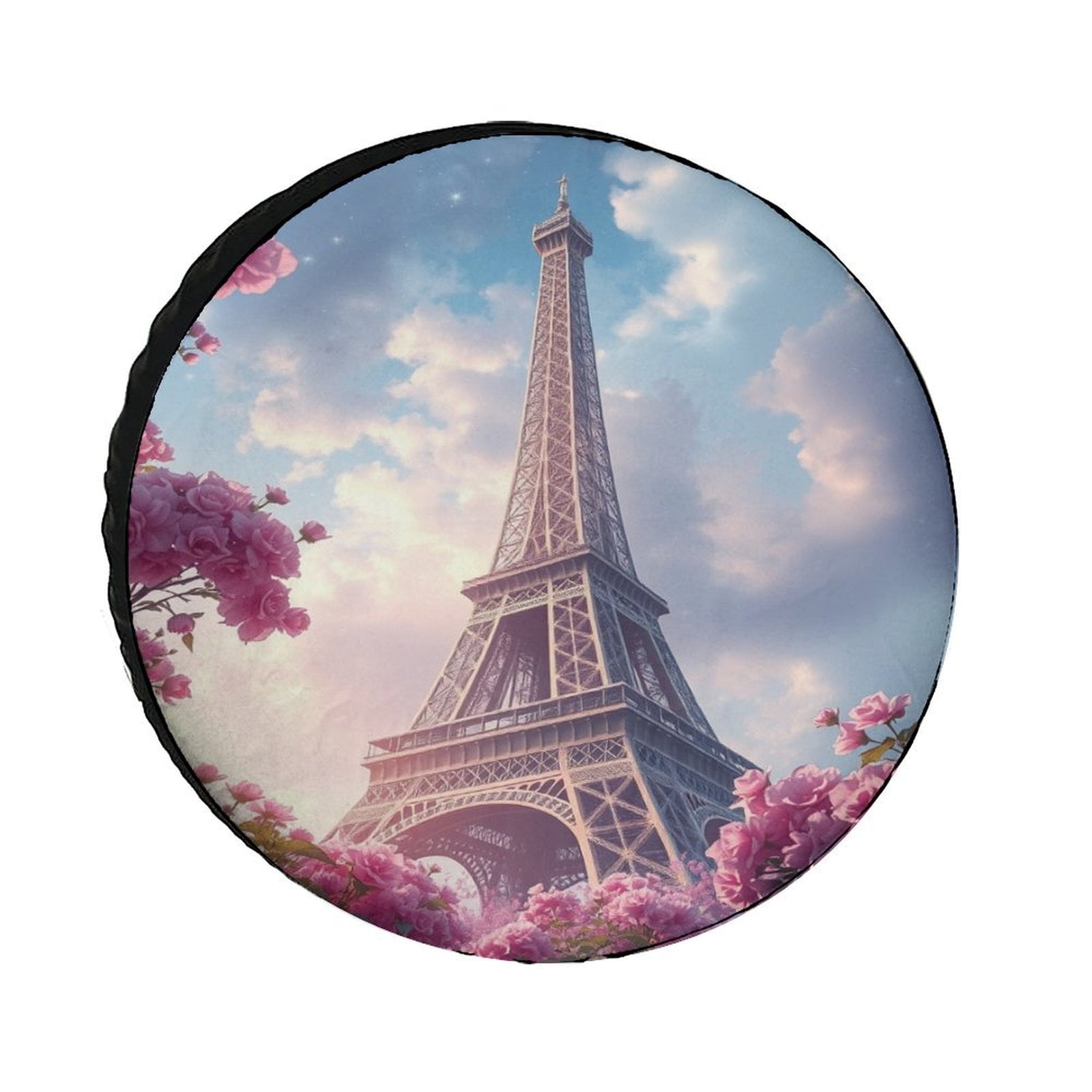 Eiffel Tower Spare Tire Cover Universal Wheel Tire Protectors for SUV ...