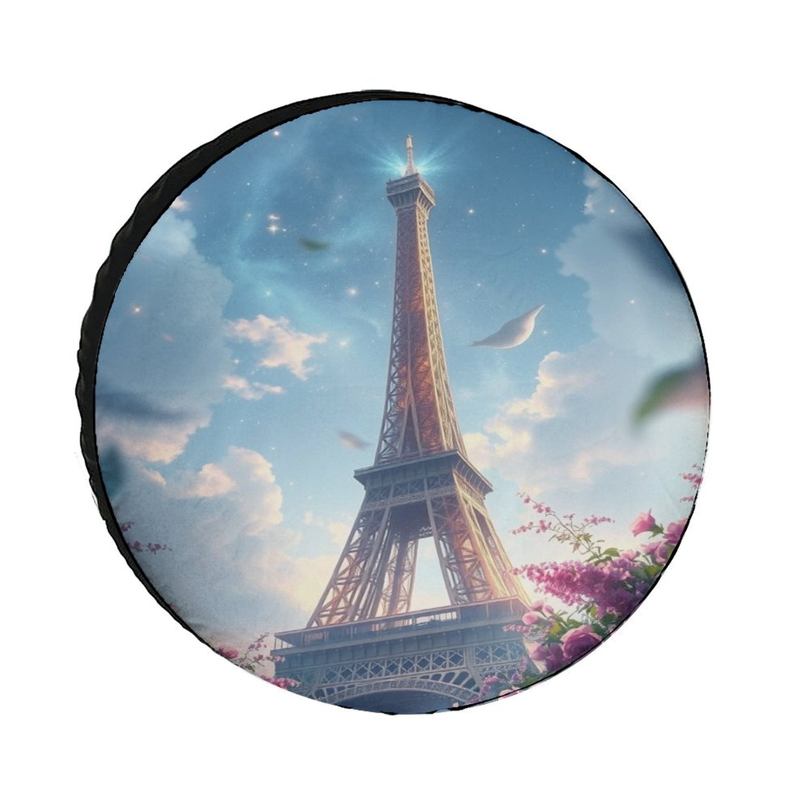 Eiffel Tower Spare Tire Cover Universal Wheel Tire Protectors for SUV ...