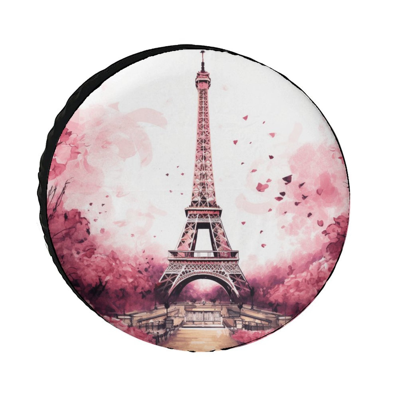 Eiffel Tower Spare Tire Cover, Weather Resistant Vinyl Wheel Cover ...