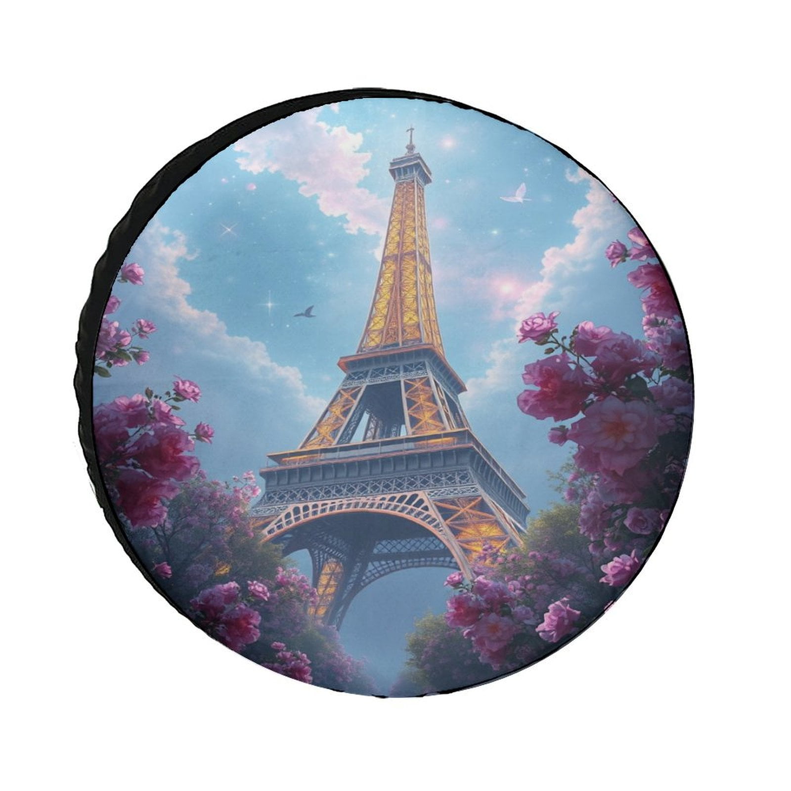 Eiffel Tower Spare Tire Cover Weatherproof Wheel Camper Protectors ...