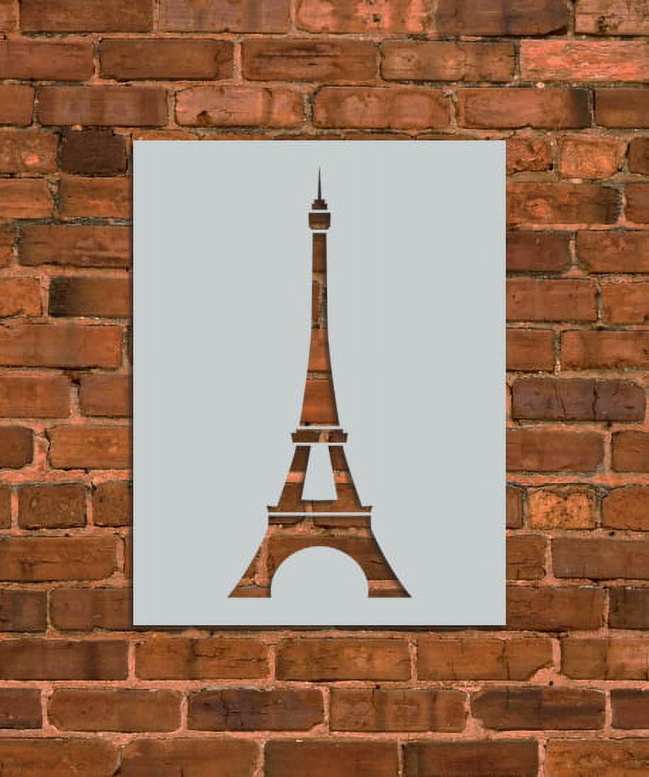 Eiffel Tower Stencil - Walmart.com