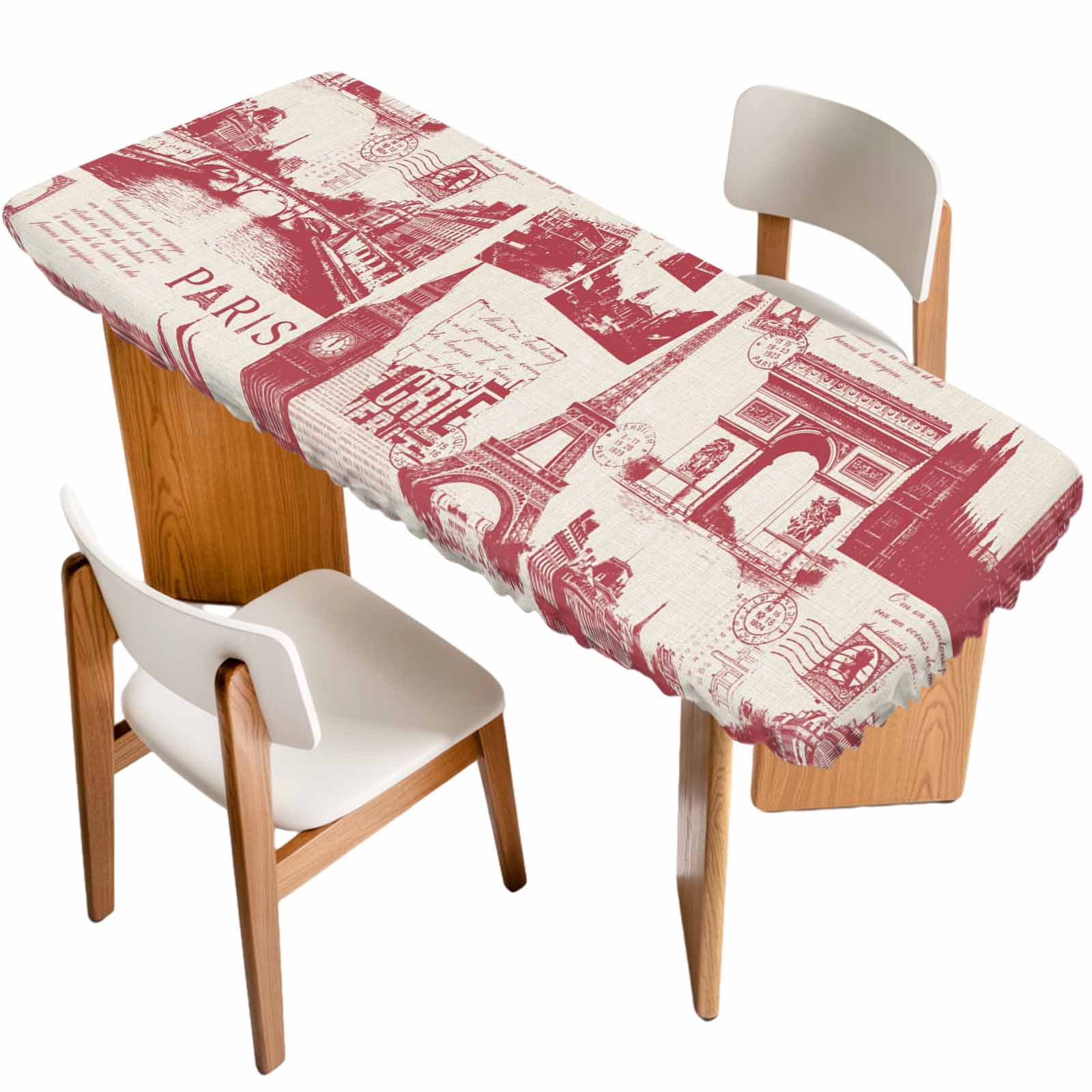Eiffel Tower Table Cloths for 8 Foot Rectangle Tables, Romantic ...