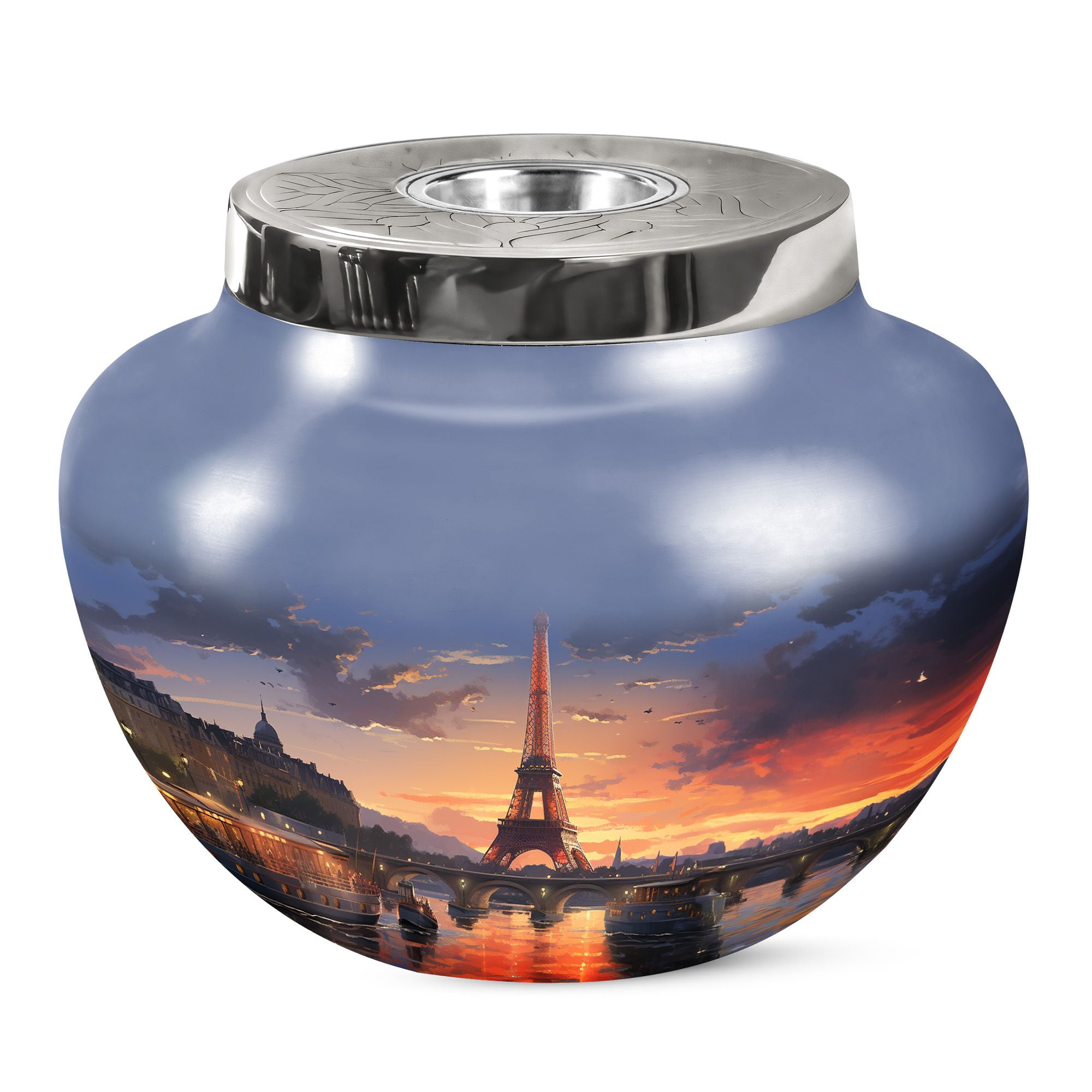 Eiffel Tower Urn - Urns For Women Human Ashes & Men - Unique Decorative Urn - Memorial Urns For ...