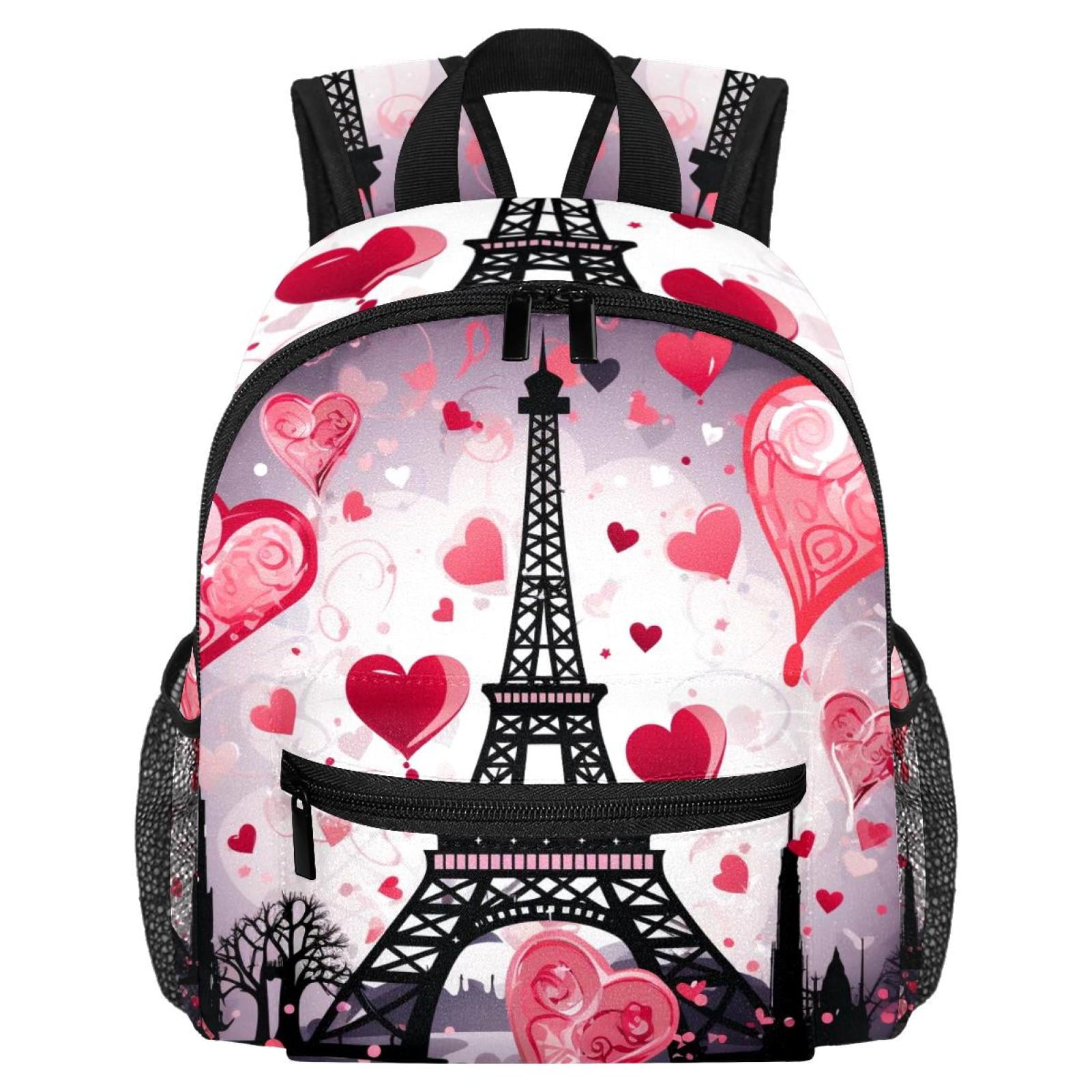 Eiffel Tower Valentine's Day Cute Bag Diaper Backpack Baby Cushion ...