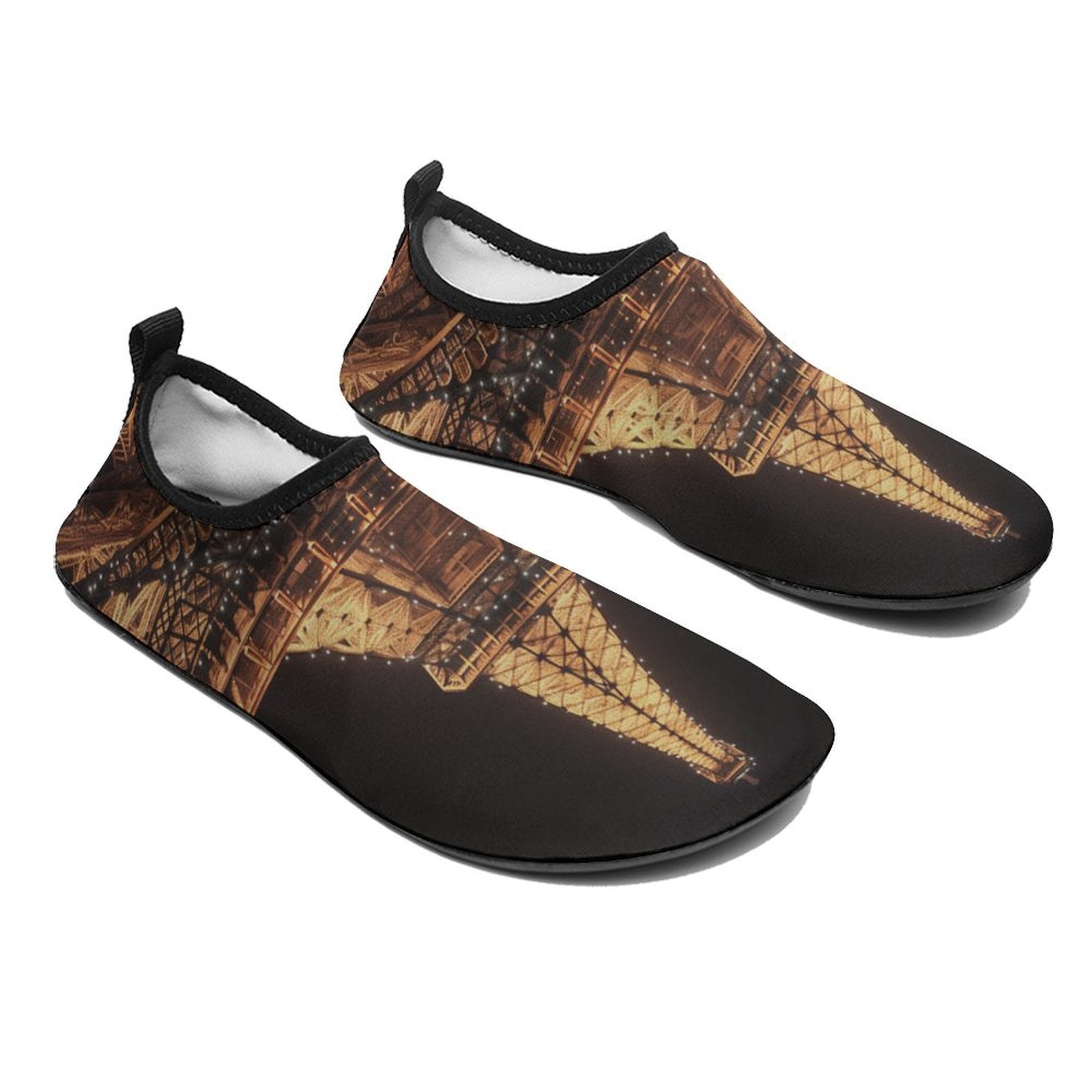Eiffel Tower Water Shoes Beach Slip-on Shoes for Men Women Swim Pool ...