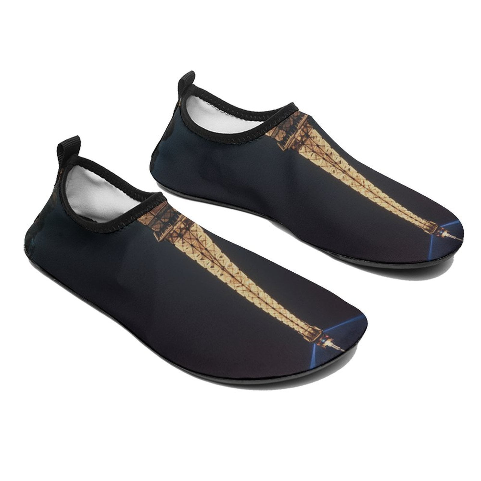 Eiffel Tower Water Shoes Beach Slip-on Shoes for Men Women Swim Pool ...
