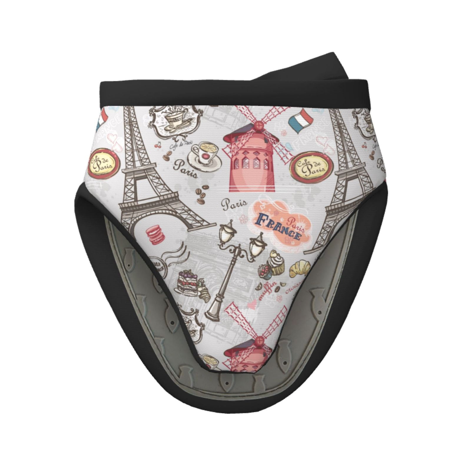 Eiffel Tower coffee Oven Mitts Heat Resistant, Soft Lining Silicone ...