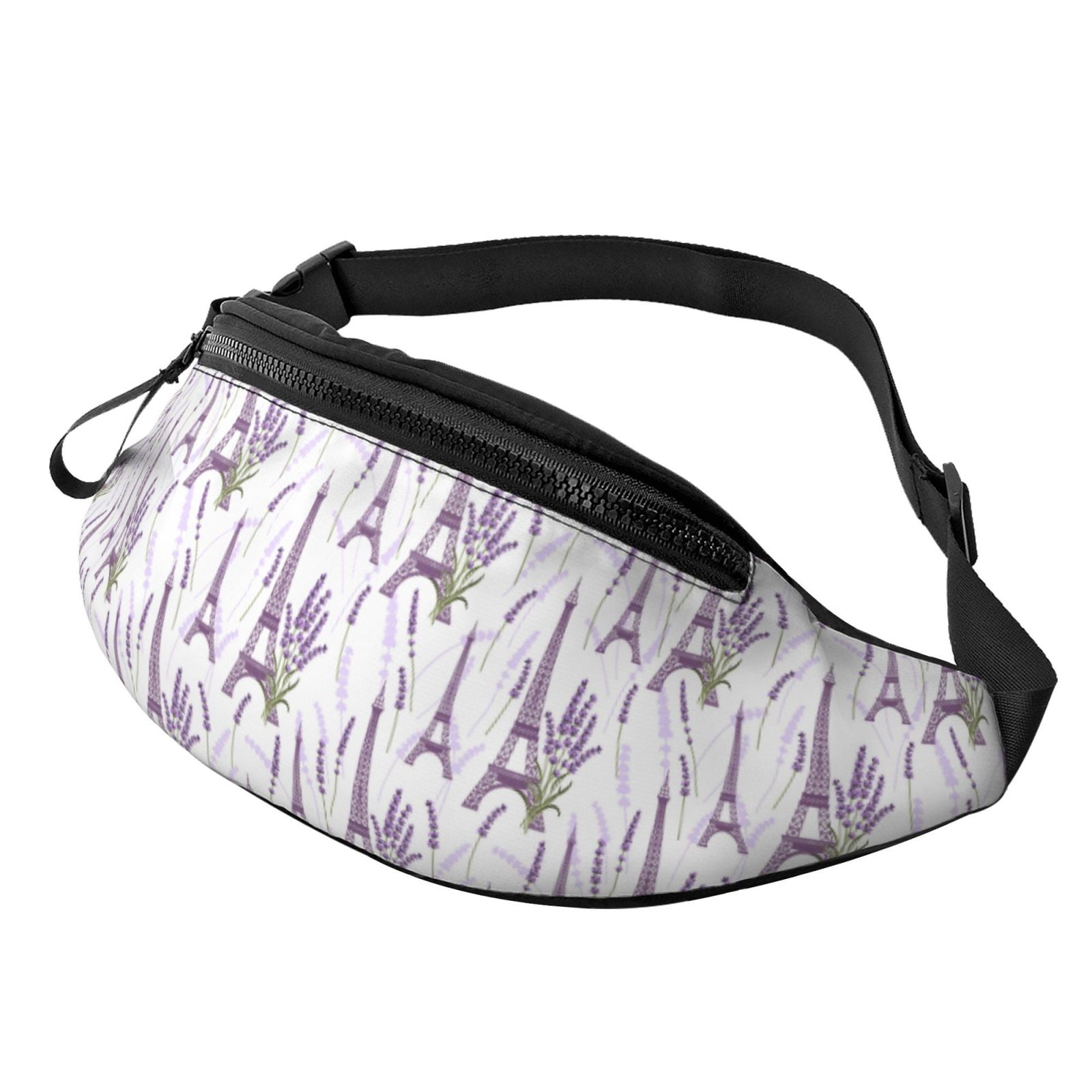 Eiffel Towers purple Fanny Packs Waist Bag Crossbody Bags for Women Men ...