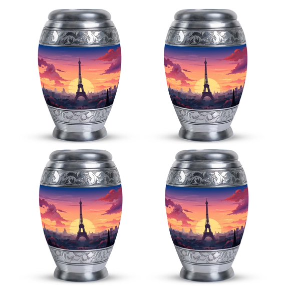 Eifil Tower Mini Urns For Human Ashes Set - Cremation Urns For Ashes ...