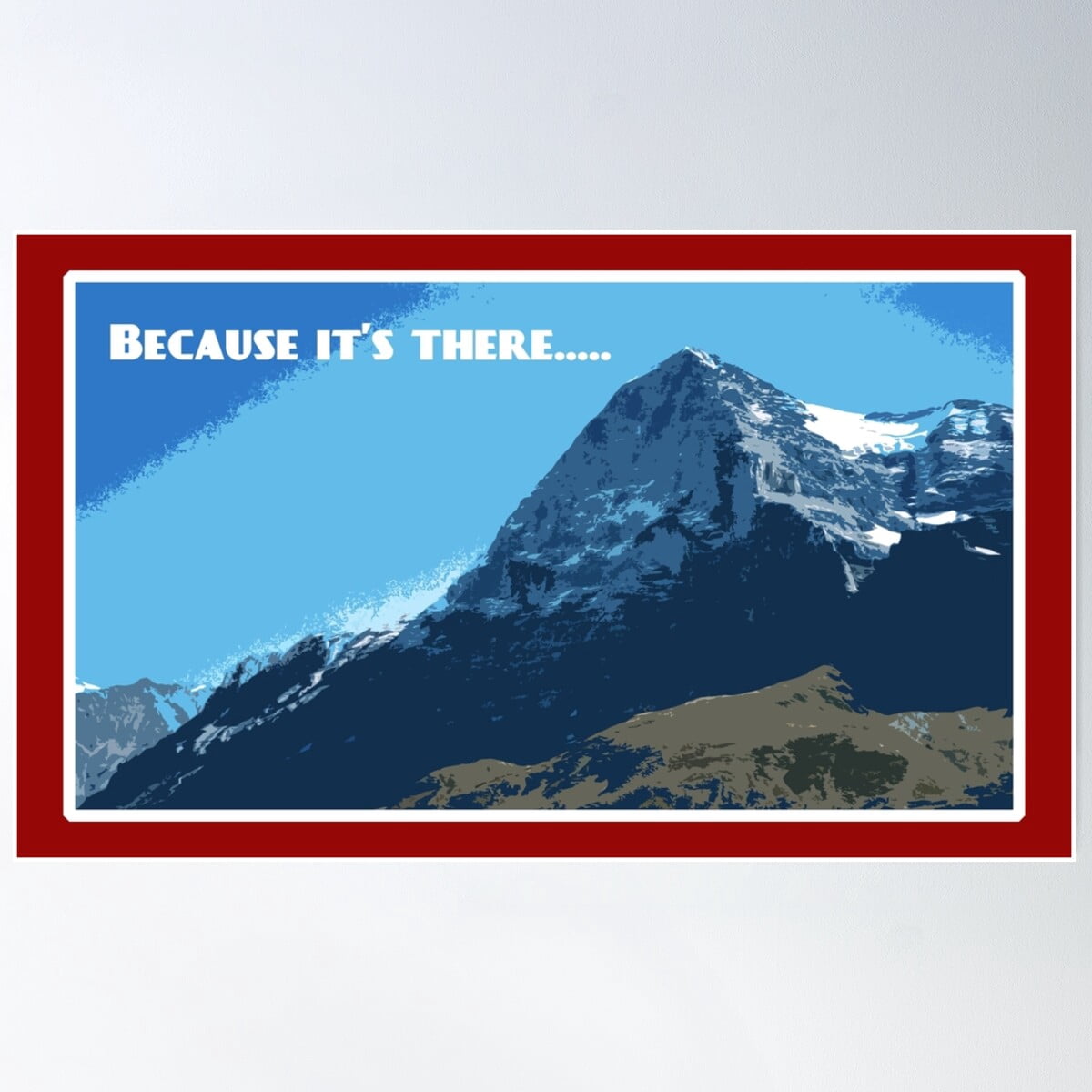 Eiger North Face, Design Poster Wall Art, Modern Wall Decor For Living ...