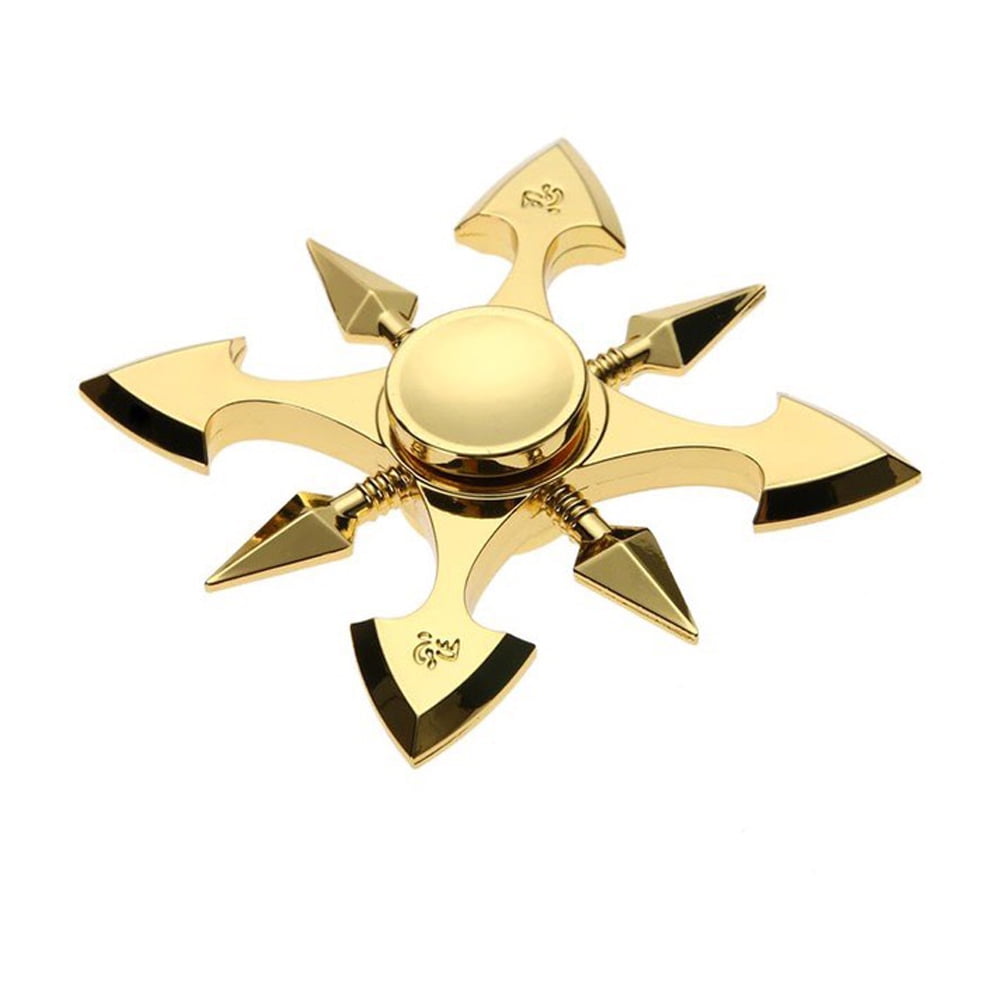 Eight Arm Snowflake Alloy EDC Fidget Spinner - Walmart.com