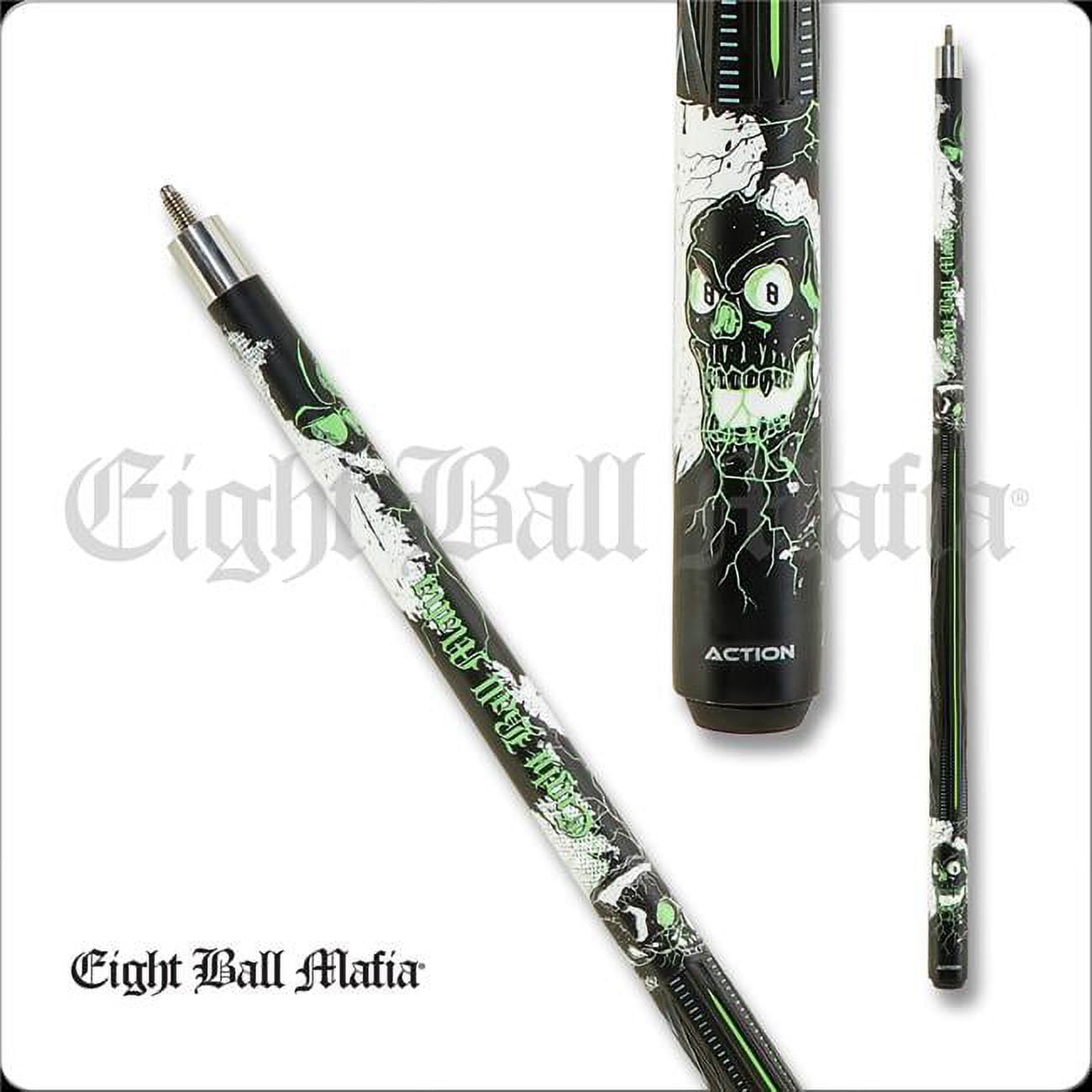 Eight Ball Mafia Cues EBM21 18 18 oz Action Eight Ball Mafia Pool Cue ...