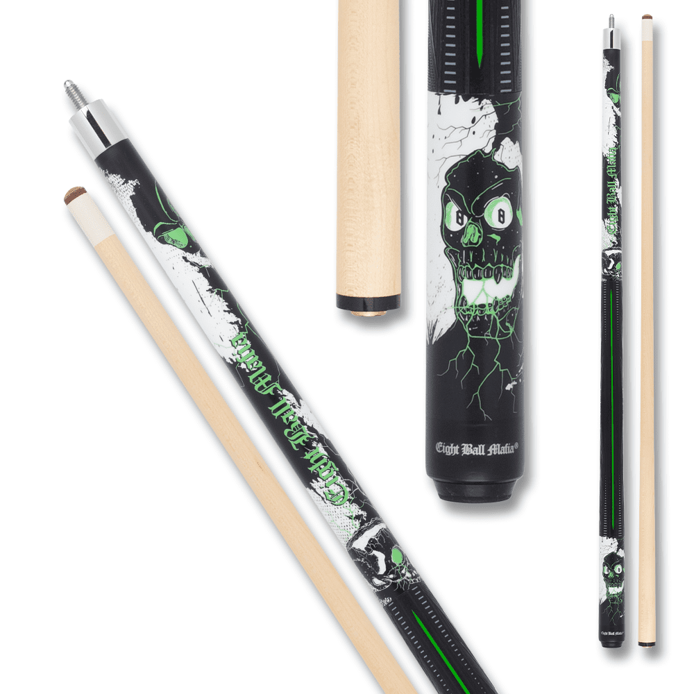 Eight Ball Mafia EBM21 Sport Grip Pool Cue Billiard Stick Billiards ...