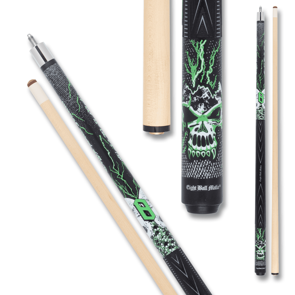 Eight Ball Mafia EBM23 Sport Grip Pool Cue Billiard Stick Billiards ...