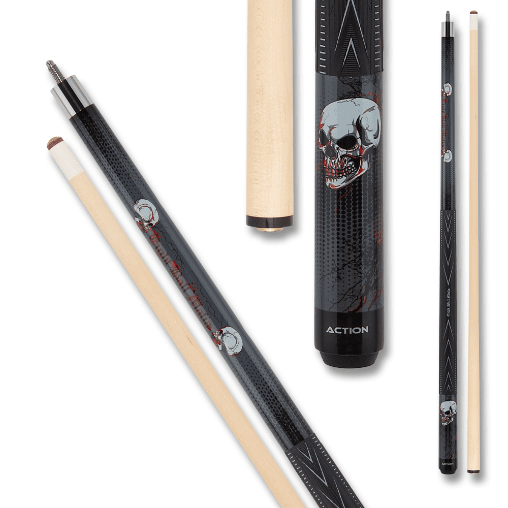 Eight Ball Mafia EBM24 Sport Grip Pool Cue Billiard Stick Billiards ...