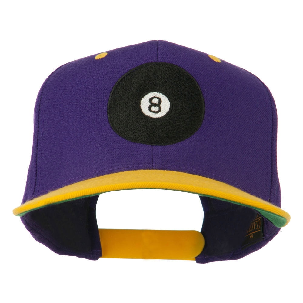 Eight Ball for Pool Embroidered Low Profile Dyed Cotton Twill Cap ...