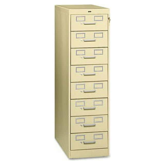 Eight-Drawer File Cabinet for 3 x 5 and 4 x 6 Card 15w x 28.5d x 52h ...