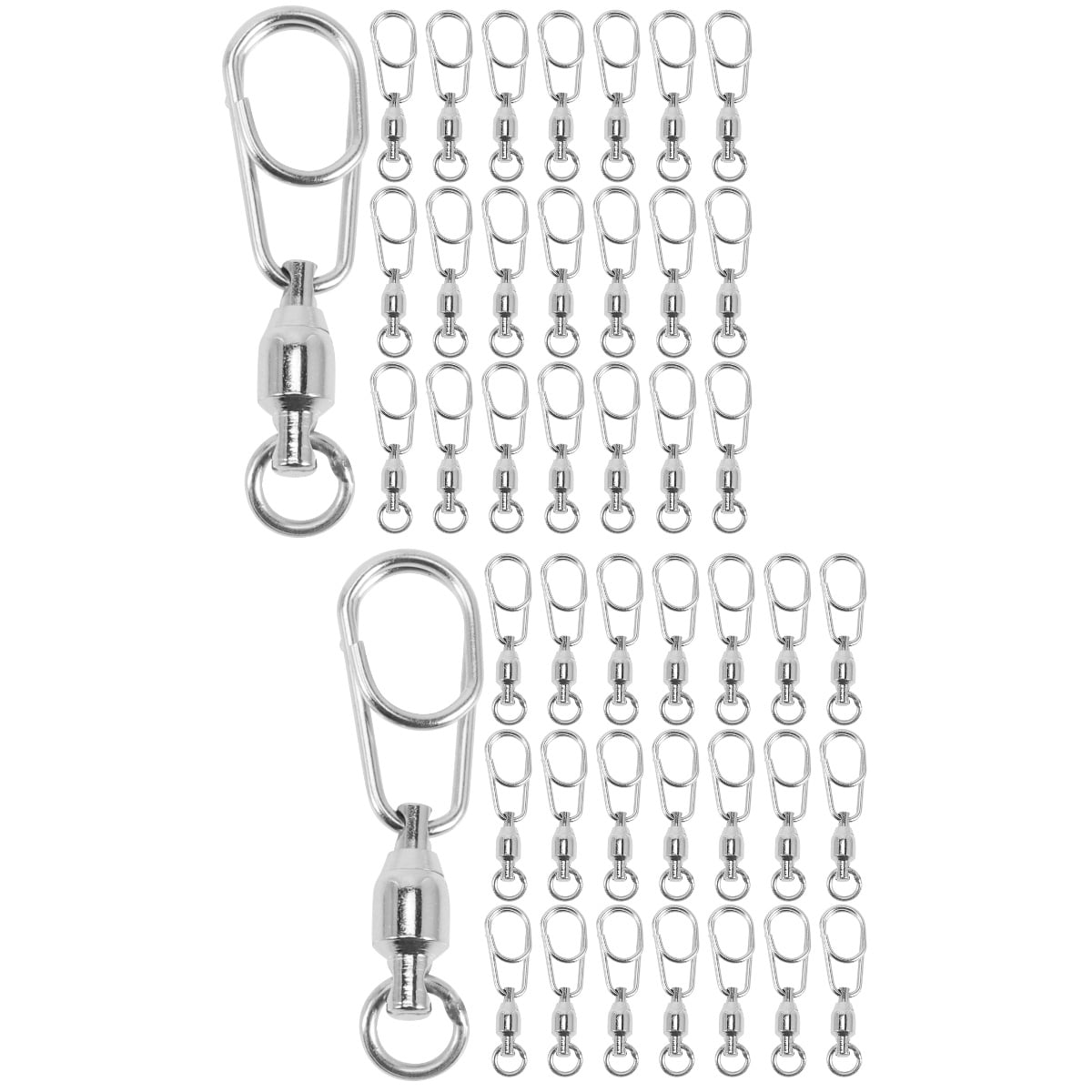 Eight Figure Ring Connector Tiny Lock Swivel Baits Rotary Tool Fishing ...