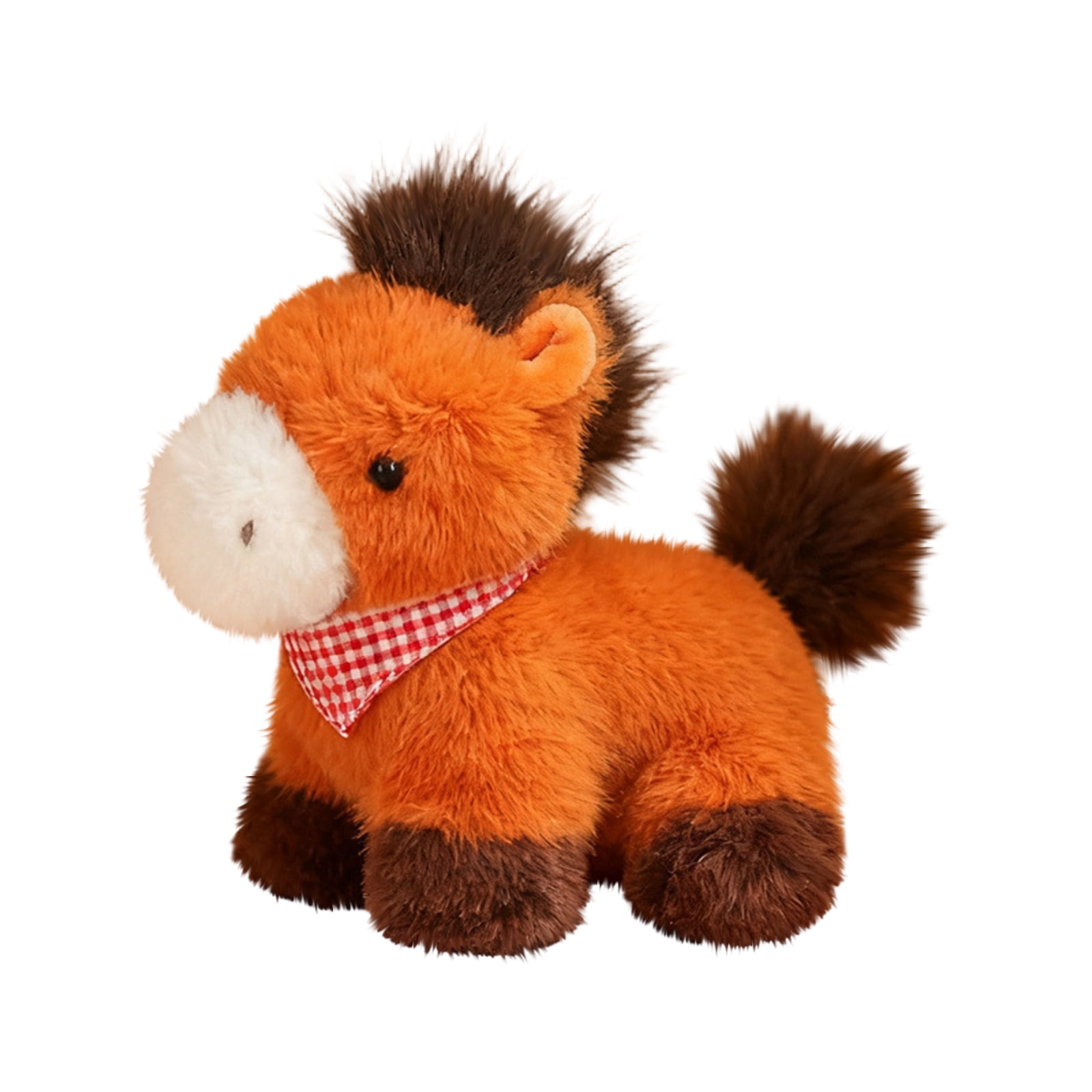 Eight Galloping Horses Plush Toy Orange Yellow Symbolic Horse For Luck ...
