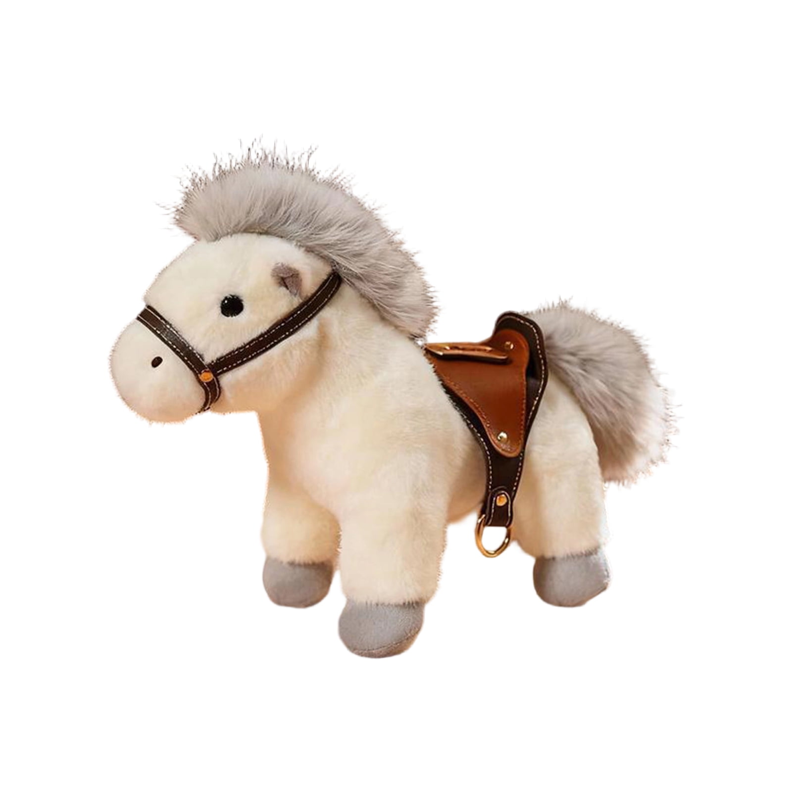 Eight Galloping Horses Year Horse Lucky Plush Toy 30Cm White Largest ...