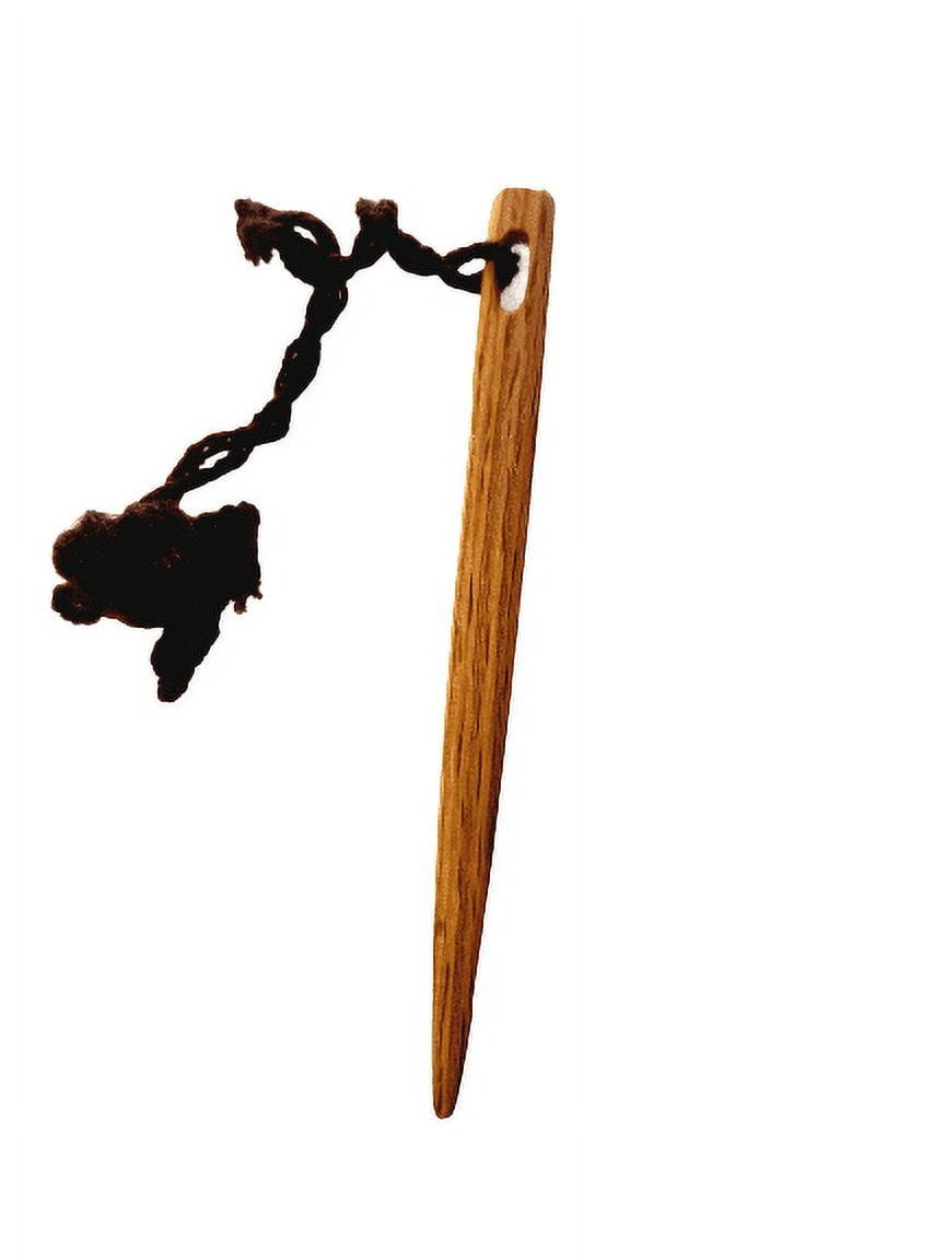 Eight Inches Long Oak Wood Tapestry Toothbrush, Nalbinding, Rug Making ...