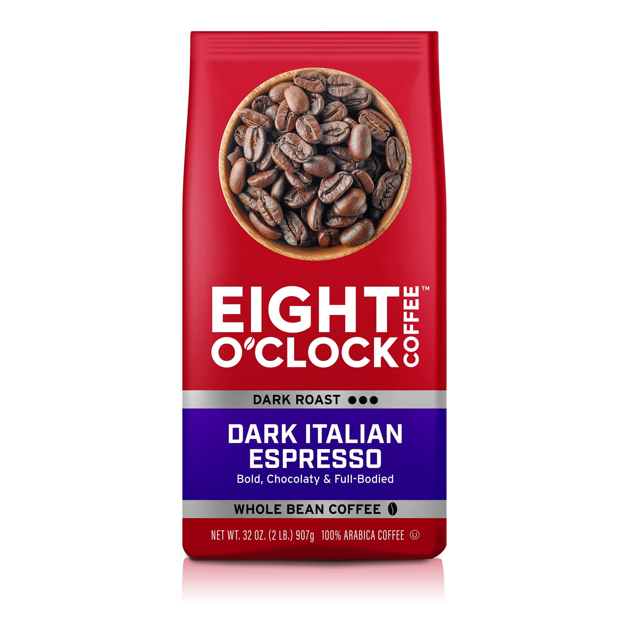 Eight O'Clock Coffee Pods, Dark Italian Espresso Roast, Arabica, 24 Count - Walmart.com