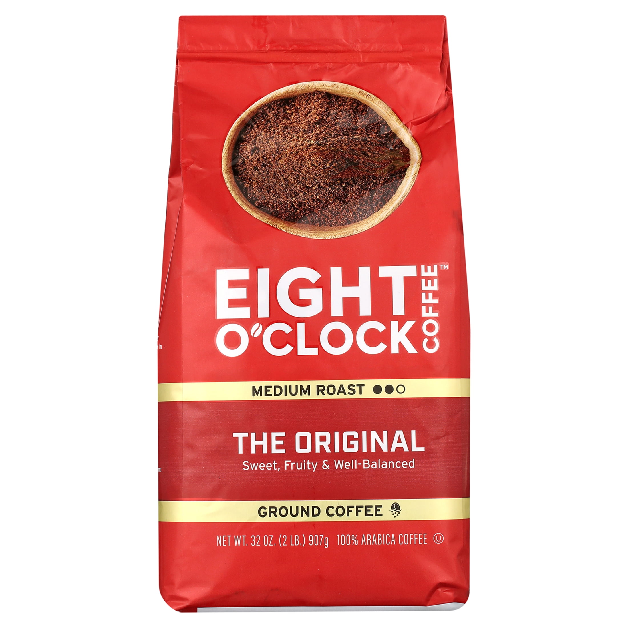 Eight O'Clock The Original Medium Roast Ground Coffee, 32 oz bag - Walmart.com