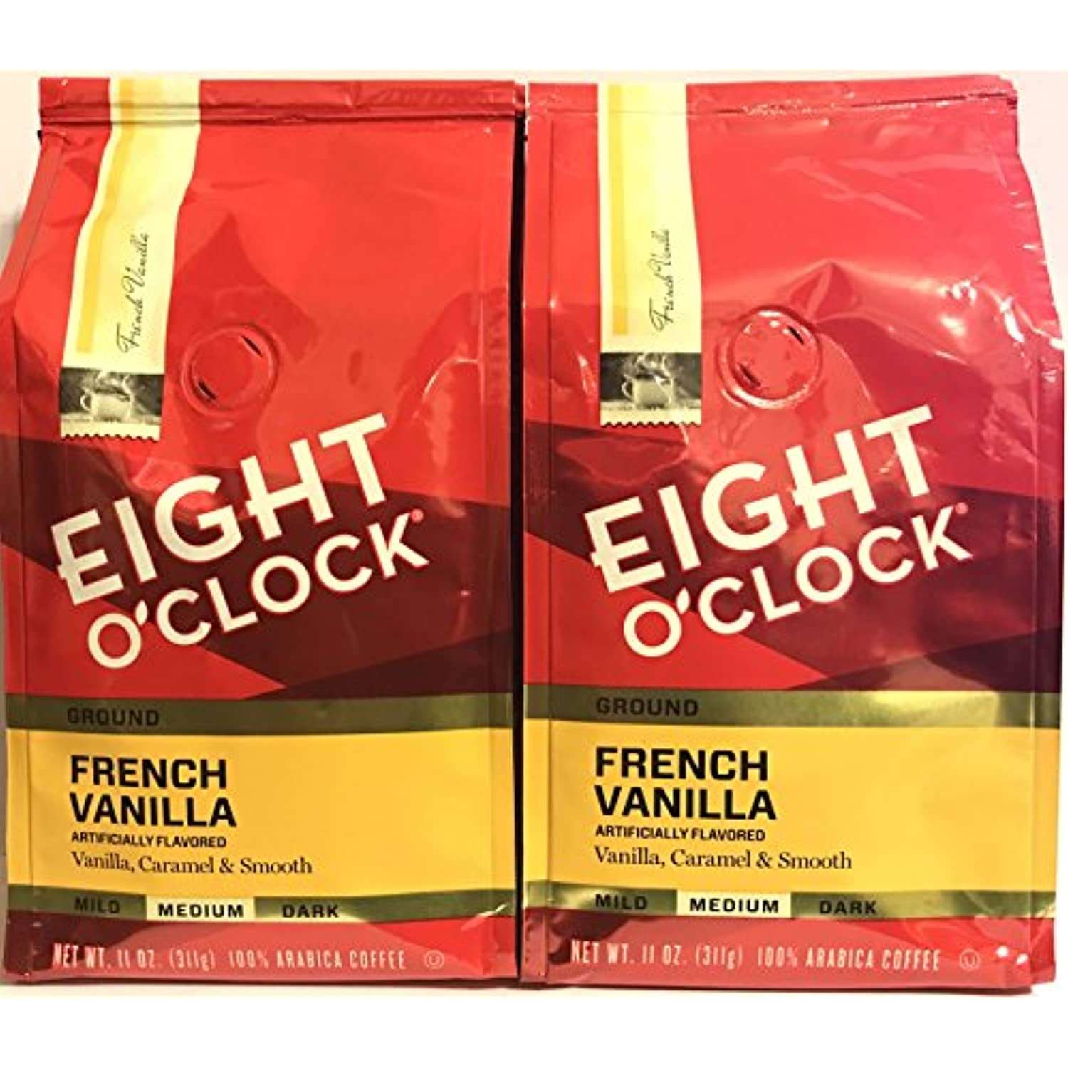 Eight OClock Coffee - Medium Roast French Vanilla Ground Coffee, 11oz ...