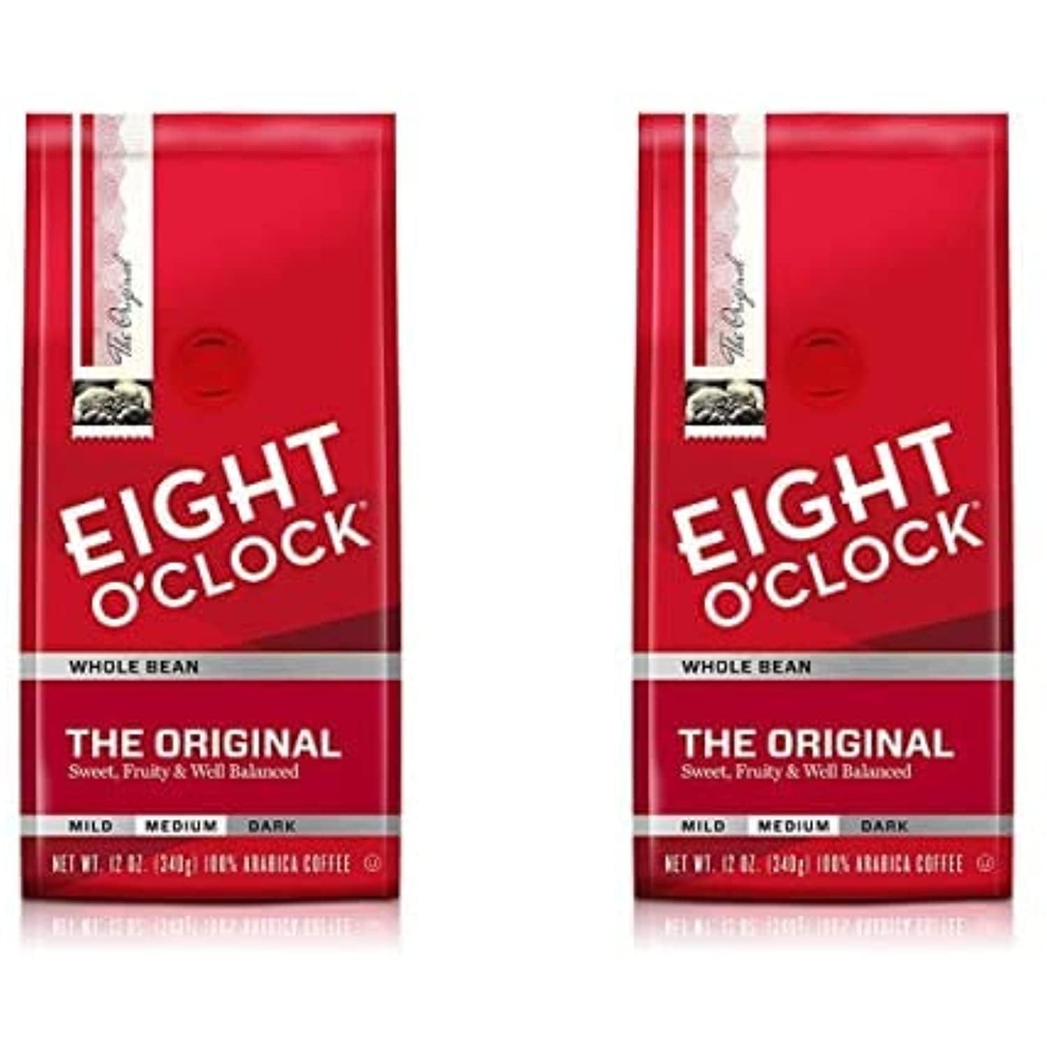 Eight Oclock Whole Bean Coffee, The Original, 12 Ounce (Pack Of 2 ...