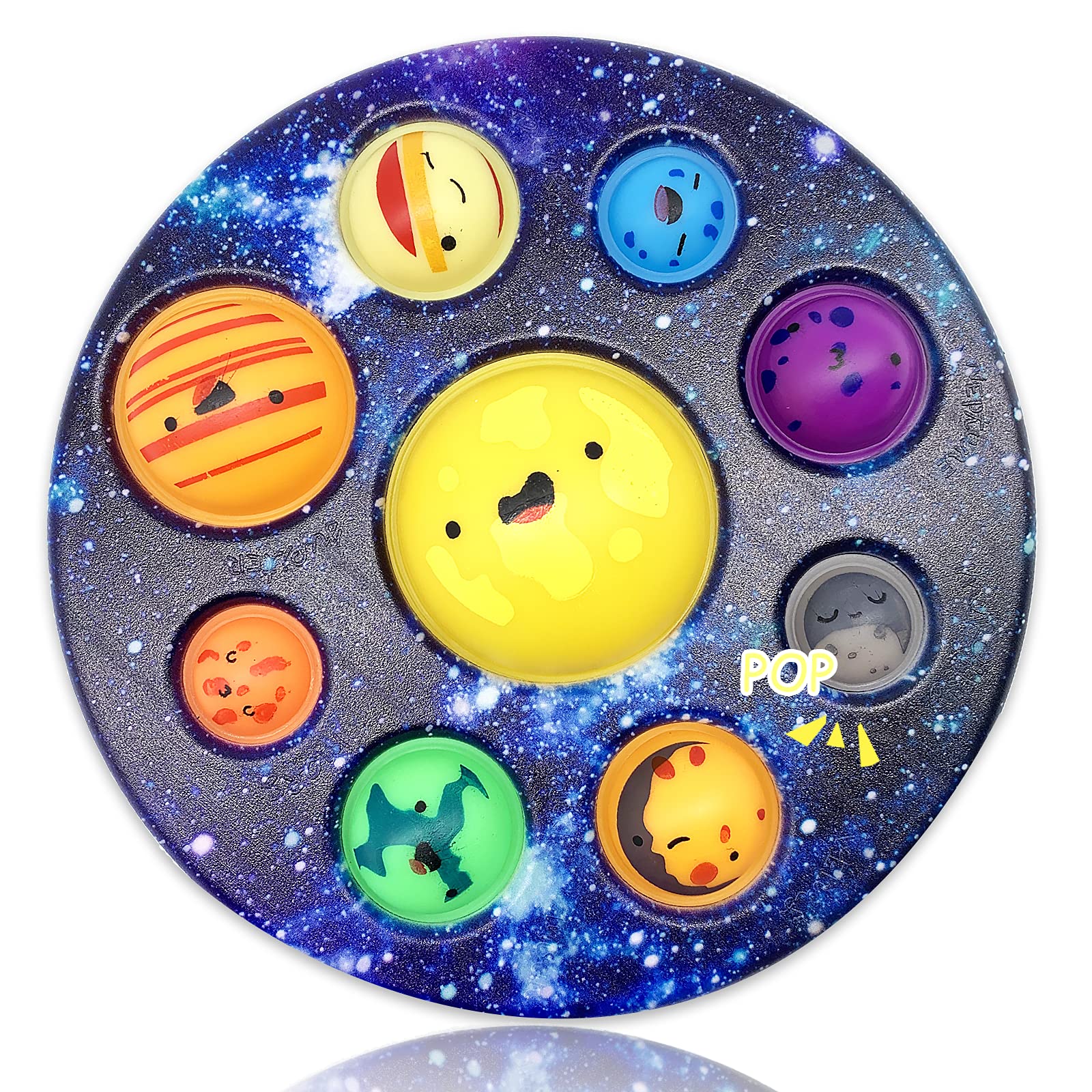 Eight Planet Cave Bubble DHF10 Push Sensory Fidget Toy, Galaxy Cave ...