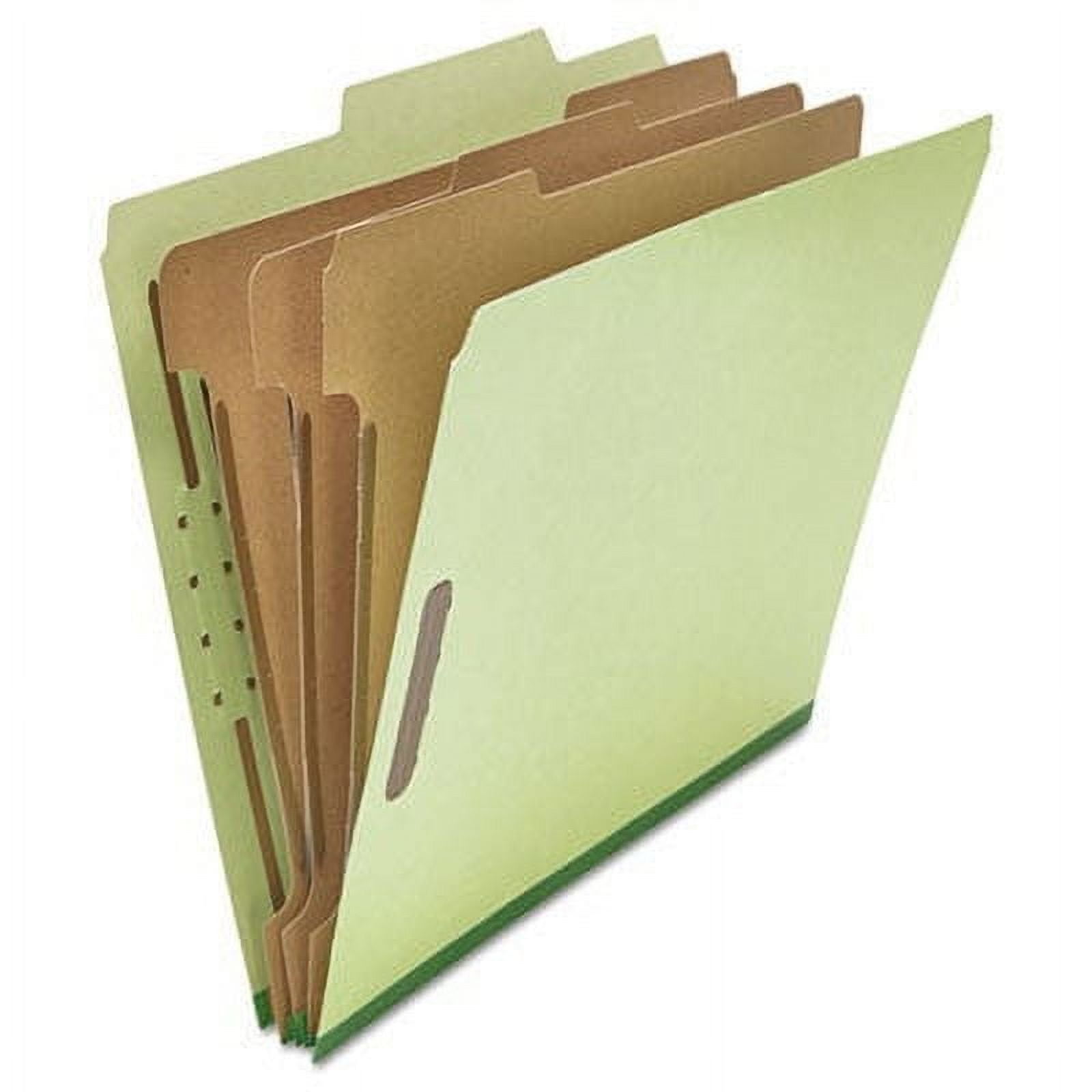 Universal Eight-Section Pressboard Classification Folders, 3 Dividers ...