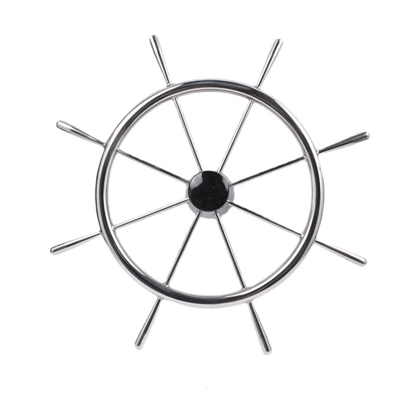 Eight-bar Steering Wheel, Stainless Steel Yacht Accessories Steering ...